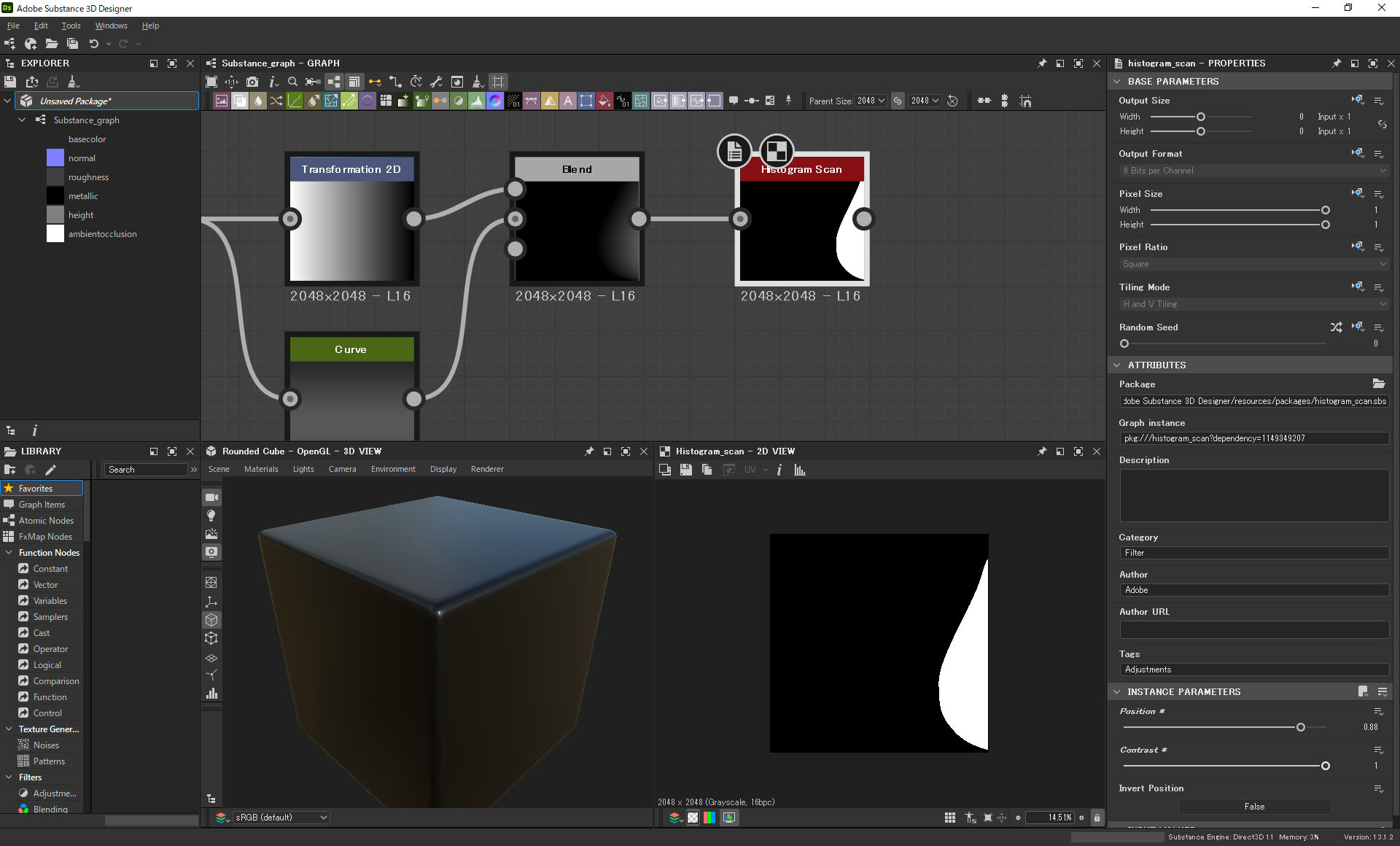 【Substance Designer】初心者向け 葉のシルエット作成① | エンホリ - ENVIRONMENT HOLIC｜C&R Creative Studios